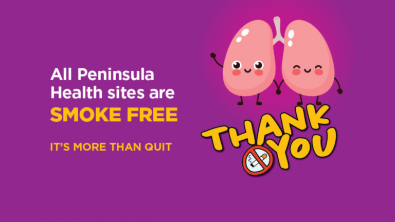 Children help spread anti-smoking message at main health service ...