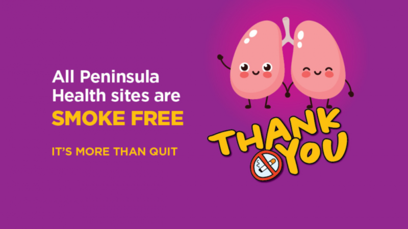 Children help spread anti-smoking message at main health service ...